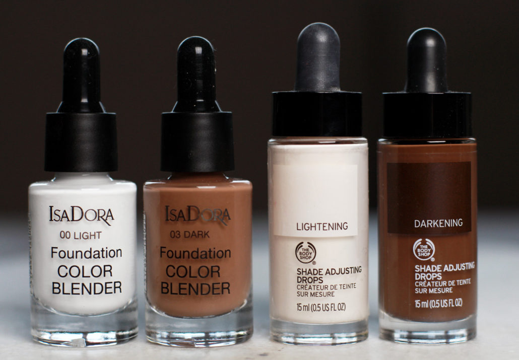 IsaDora Foundation Color Blender 00 Light + 03 Dark - jämförelse TBS ...